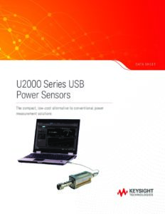 Agilent U2002A Power Sensor Datasheet – CMC Microsystems