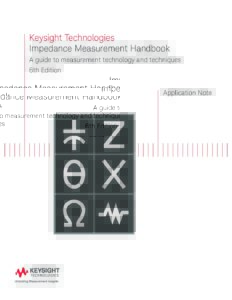 Keysight Technologies impedance measurement handbook – CMC Microsystems
