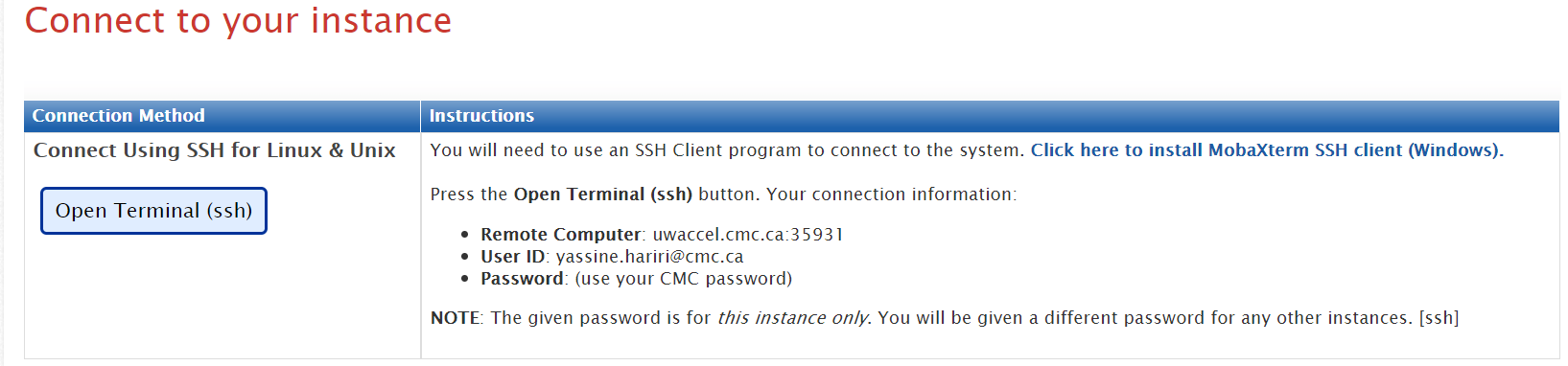 Quick Start Guide Remote Access To The Fpgagpu Cluster Cmc Microsystems
