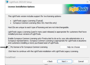 Quick Start Guide: Installing Synopsys Optical Solutions (Code V and Light Tools) via CADpass ...