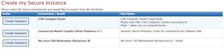 Quick Start Guide: Using CMC Cloud VCAD Design Environments – CMC Microsystems